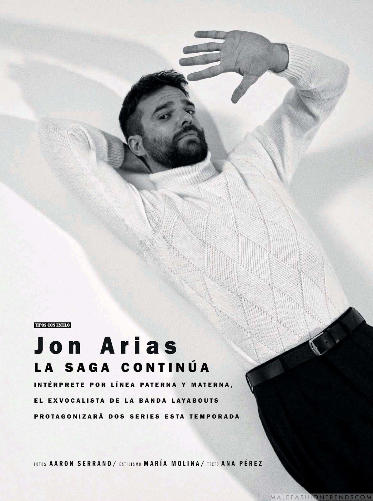 Jon Arias para Esquire España por Aaron Serrano