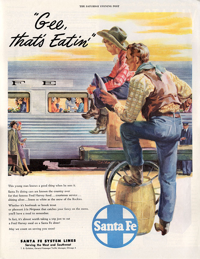 Phil Beard: Santa Fe Railroad Advertising