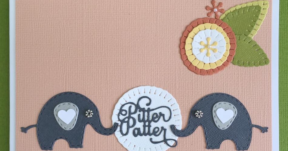 A Crafting Niche: Pitter Patter Baby Card