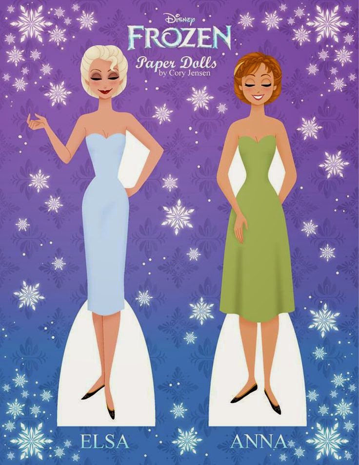 Las Recortables de Veva e Isabel: Frozen Elsa y Anna