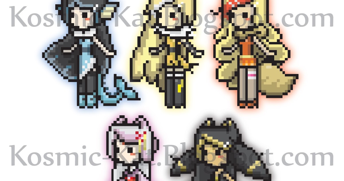 Kosmic Kat: ~8-bit Humanized Eevee and Evolutions!~