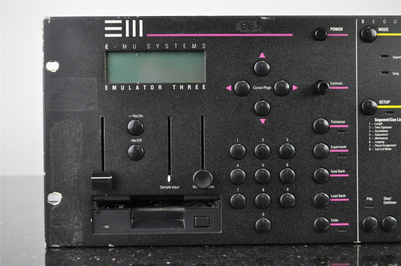 MATRIXSYNTH: E-MU Emulator 3 E III Sampler Synth SN 0780111