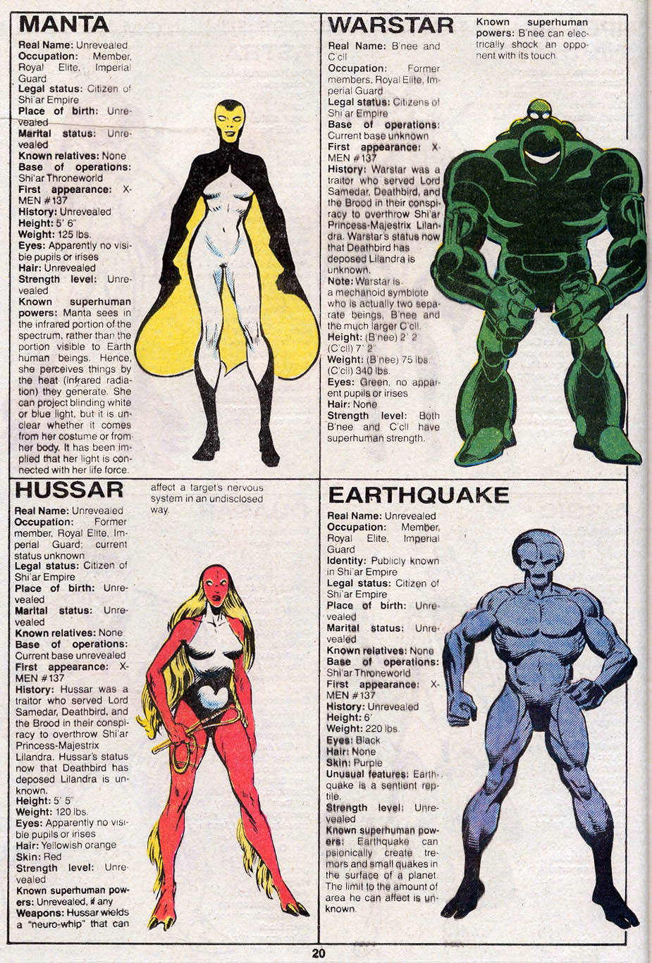 The Dork Review: Shi'ar Empire, Imperial Guard & Starjammers-Verse