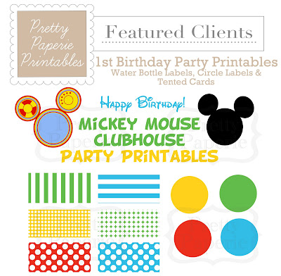 My 2 Pink Ladies: Mickey Mouse Printables from Pretty Paperie Printables