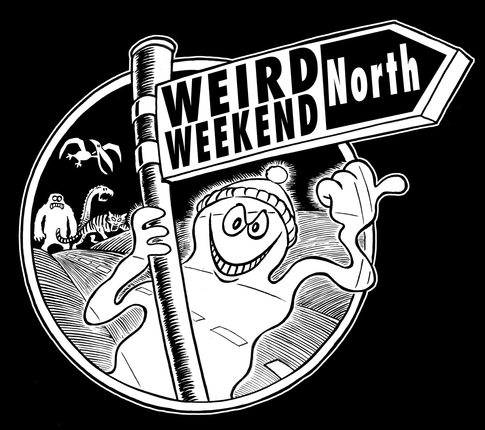 CRYPTOZOOLOGY ONLINE: Still on the Track: WEIRD WEEKEND NORTH