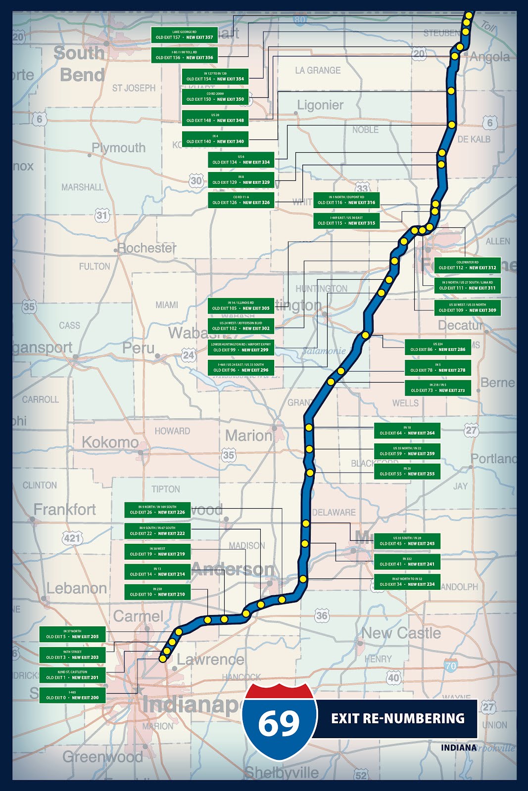 On The Beat in Bluffton: I-69 adds 200 miles, Markle exit to become 286