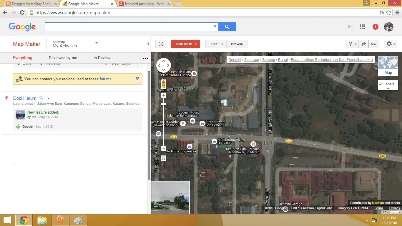 DOBI HARUM: Cara Letak Lokasi Premis / Kedai dalam Google Map