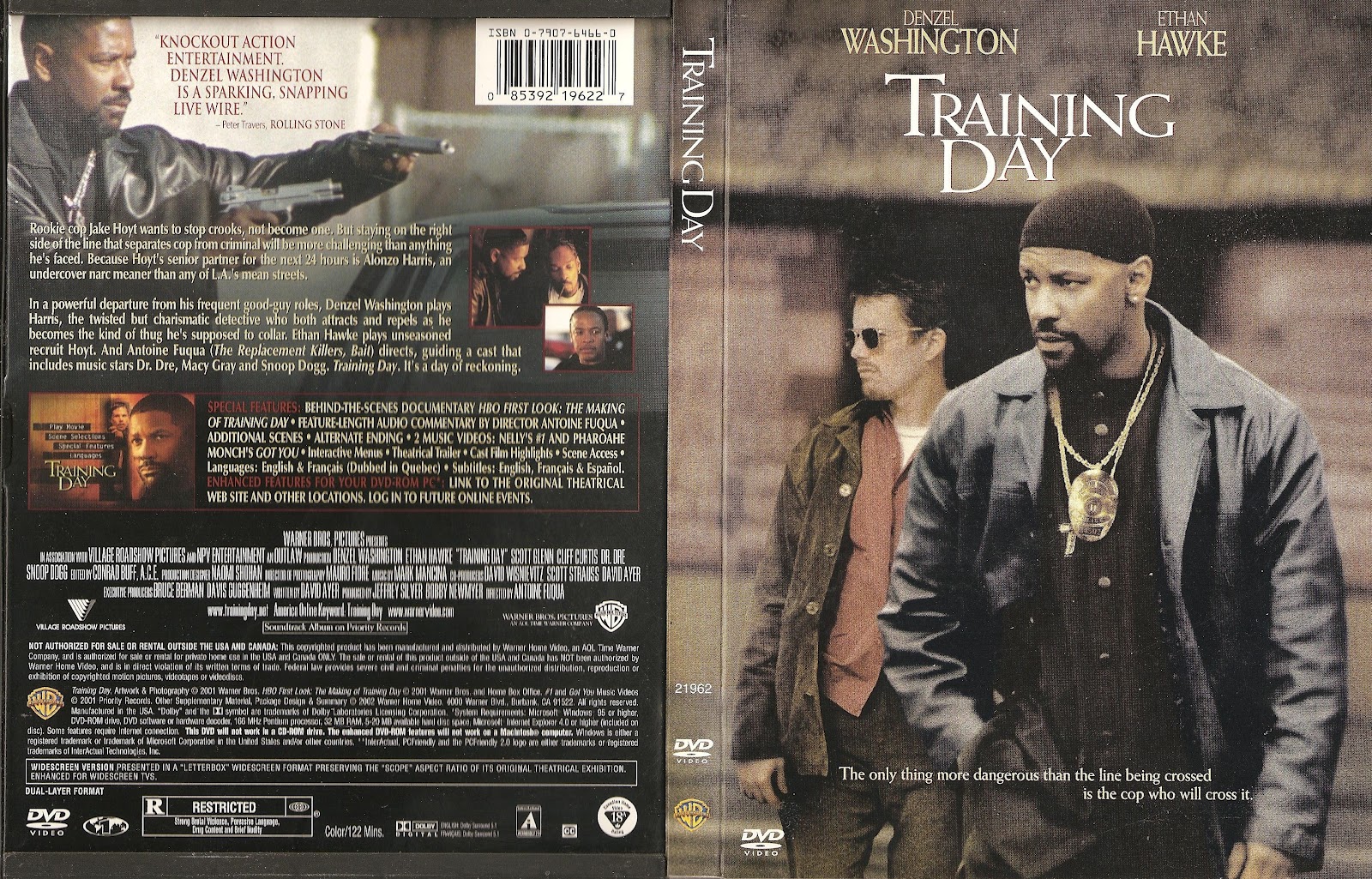 Training Day (2001) | Movie Poster and DVD Cover Art