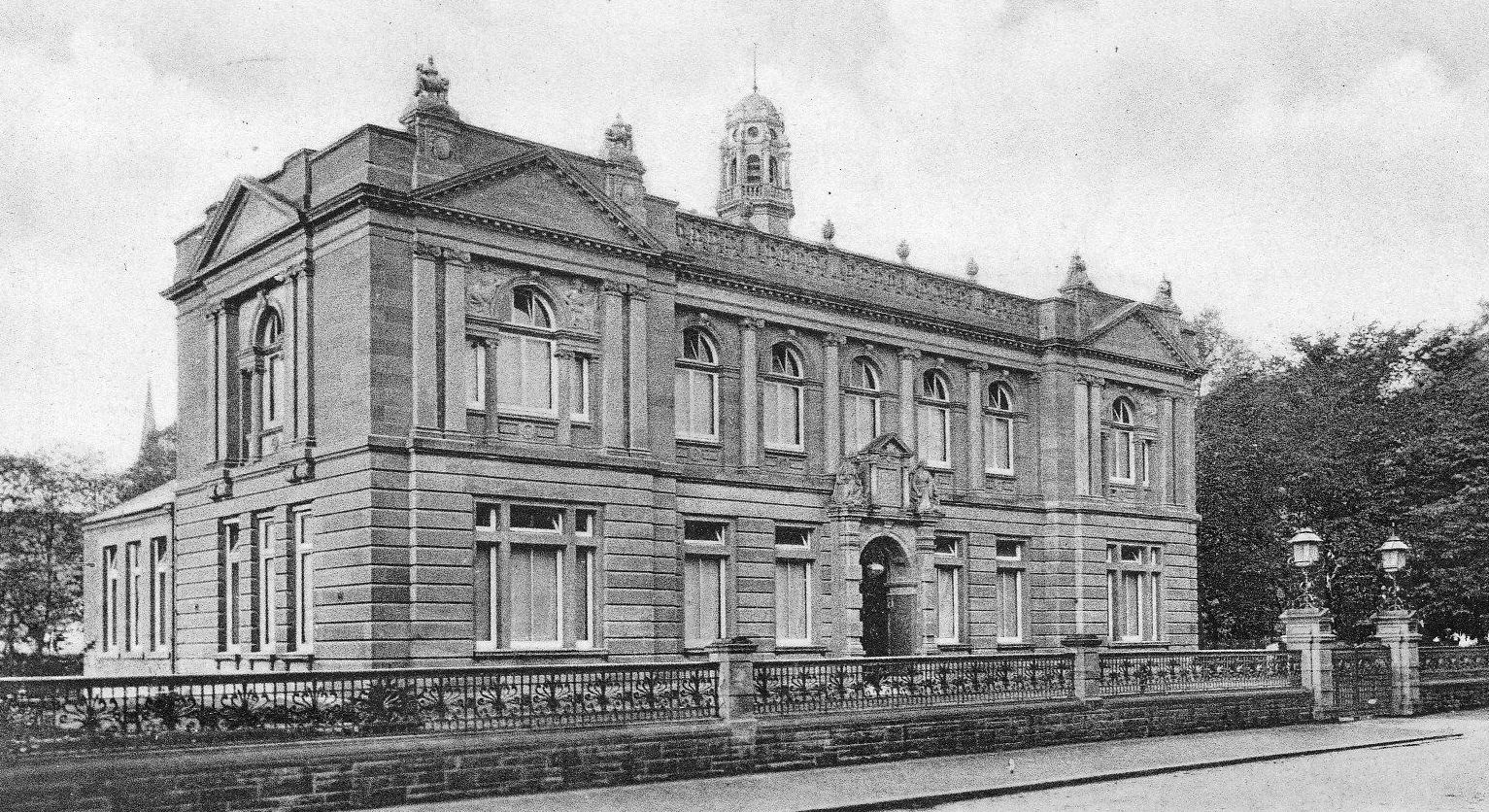 Tour Scotland: Old Photograph Ewart Library Dumfries Scotland