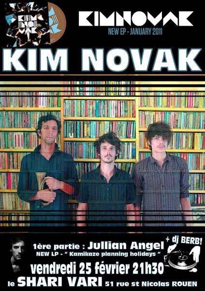 KIM NOVAK: KIM NOVAK en concert au Shari Vari de Rouen le 25 février