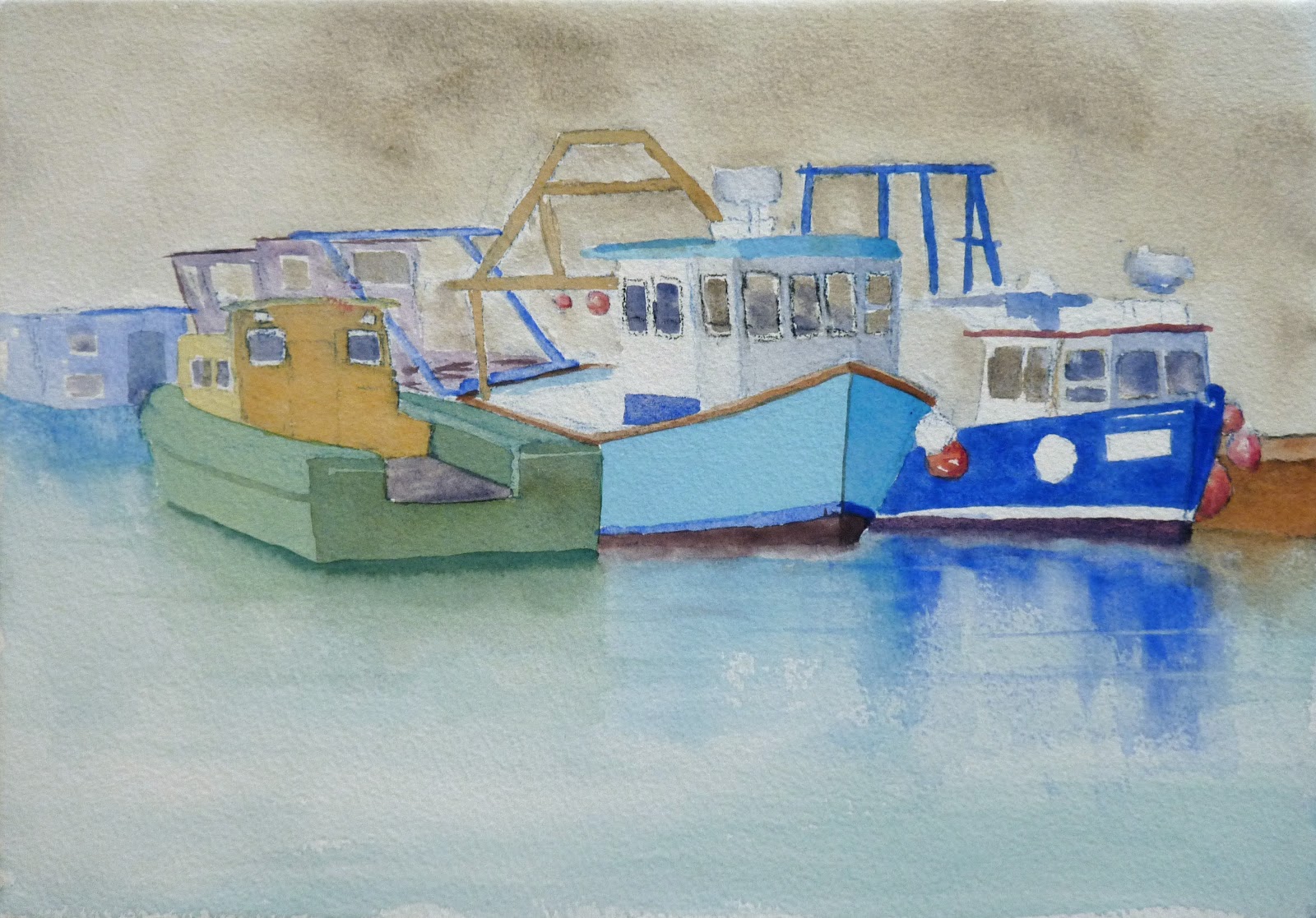 Learning to draw: Learning to see: Water and Reflections