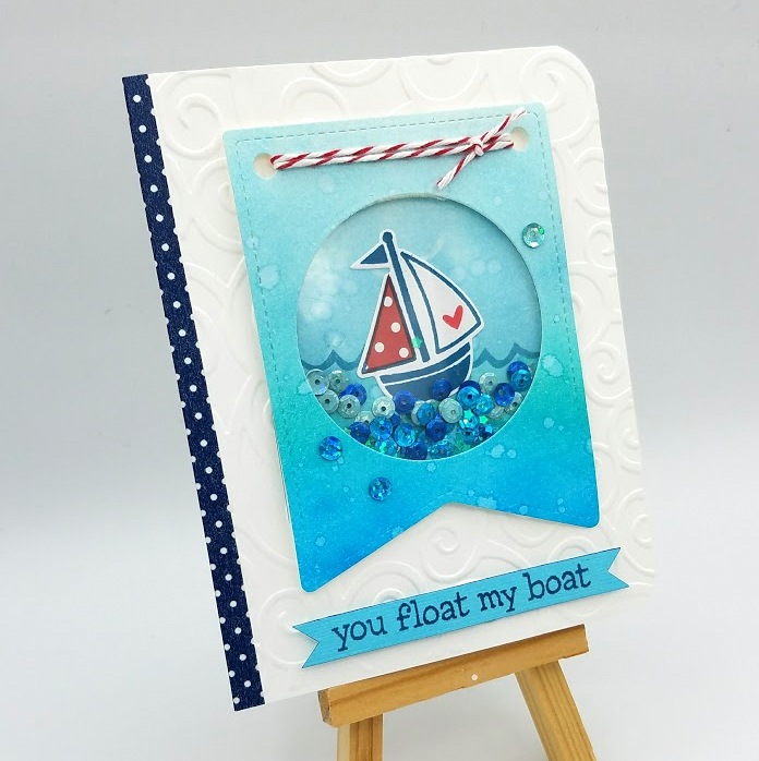 Elves In The Attic: You Float My Boat: Lawn Fawnatics Summertime Challenge