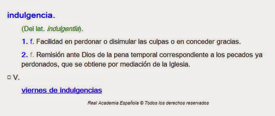 Traductora al rescate: ¿Indulgencia?