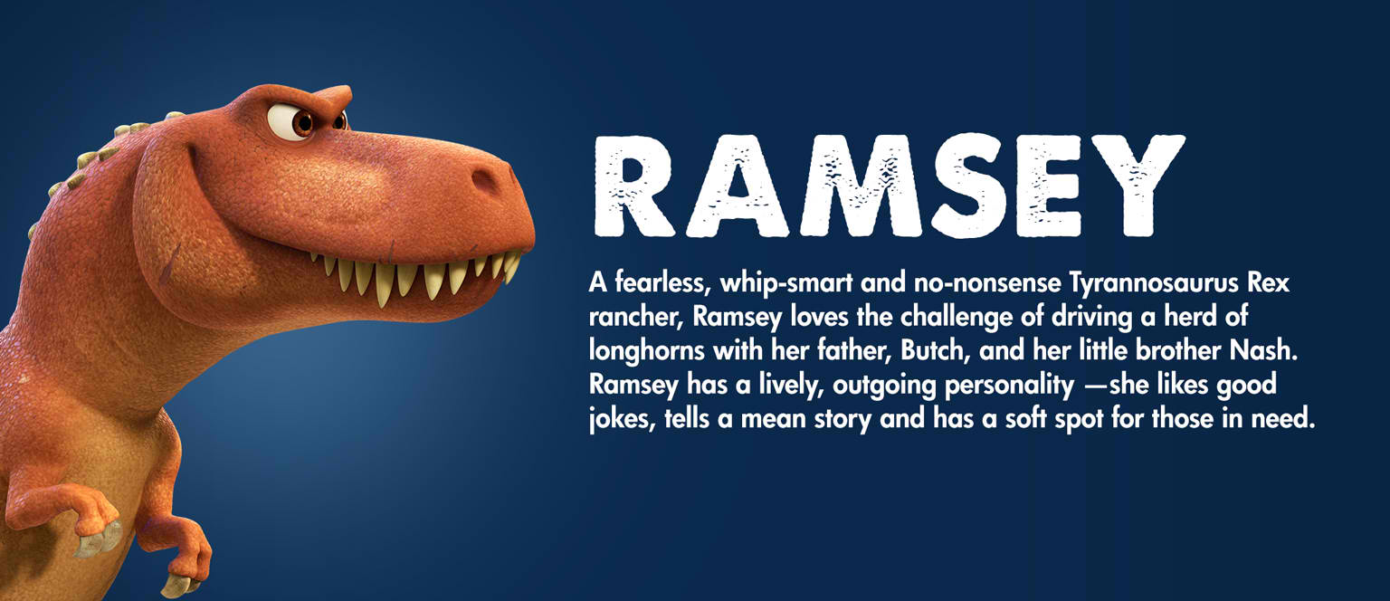 Who's who in THE GOOD DINOSAUR?