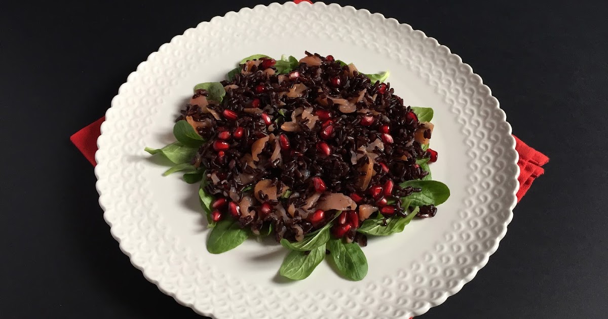 Inglourious Bananas: Venere Rice with Smoked Salmon and Pomegranate ...