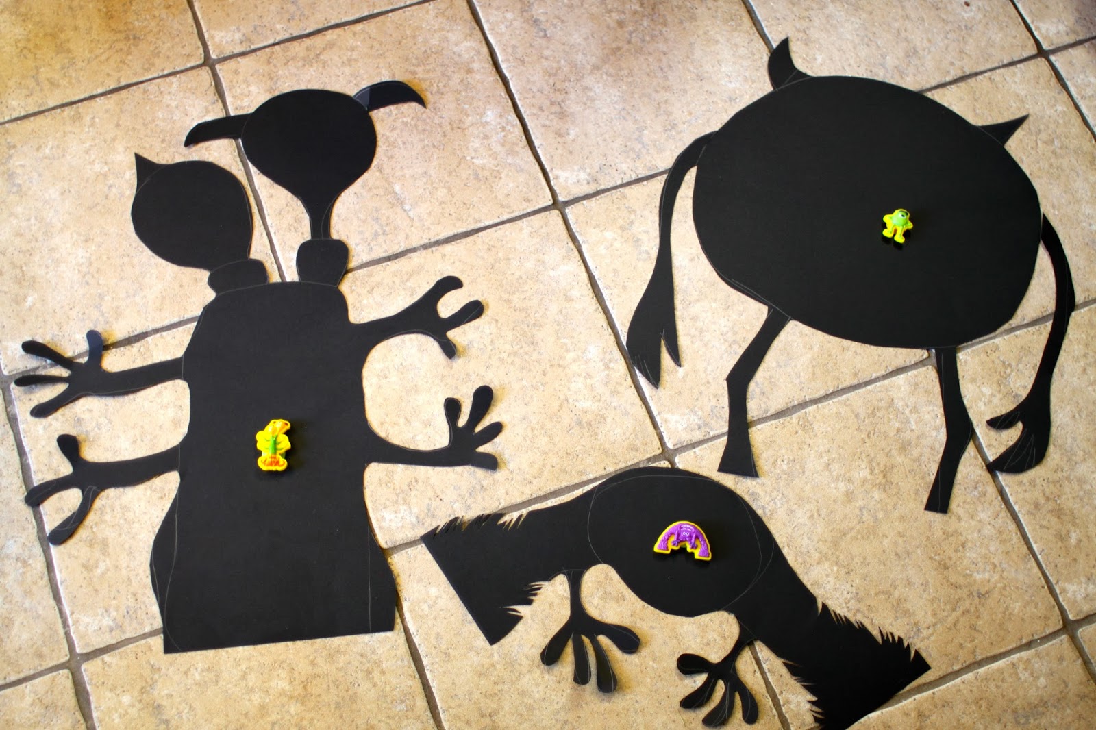 My Emiline. Living. Kids. Crafts.: Monsters University Window Silhouettes