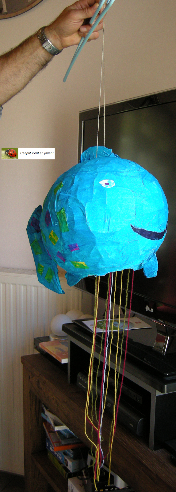 L'esprit vient en jouant: [Pinata] Pinata en forme de poisson