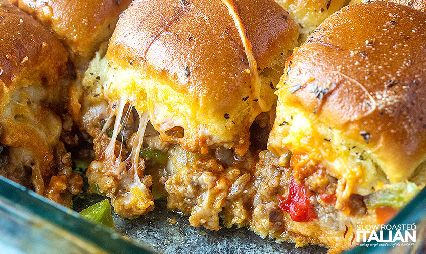 Italian Sausage and Pepper Sliders