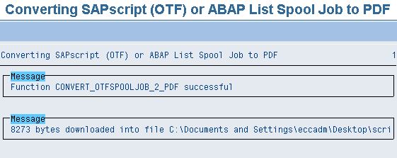Convert SAP Script to PDF - Learn SAP Program