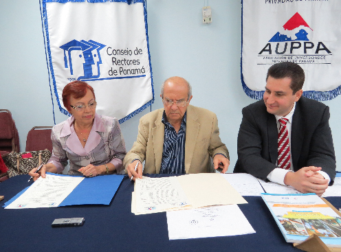 NOTICIAS: AUPPA Y CONSEJO DE RECTORES DE PANAMÁ FIRMAN CONVENIO