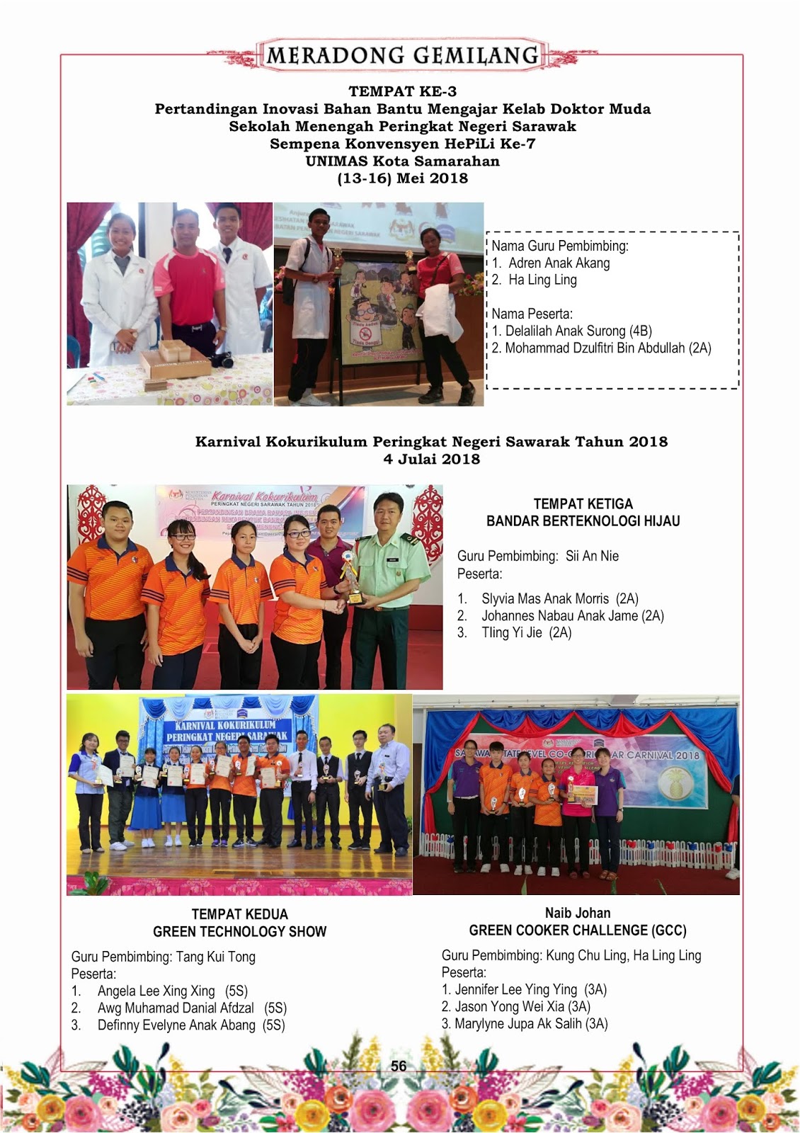 SMK Meradong: Meradong Gemilang