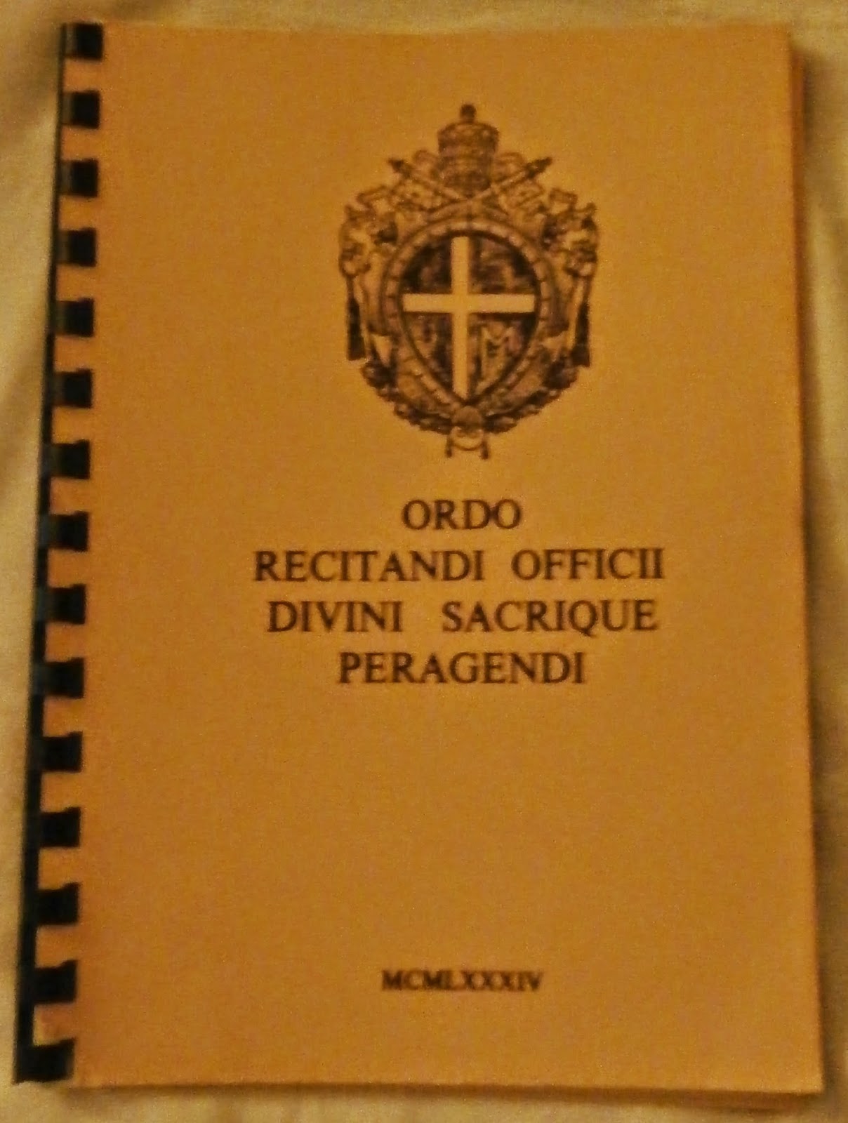 The Rad Trad: Book Review: St. Lawrence Press Ordo Recitandi & Interview