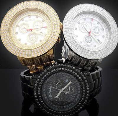 24diamonds.com Blog: Diamond Bling Watches by Joe Rodeo at 24diamonds.com