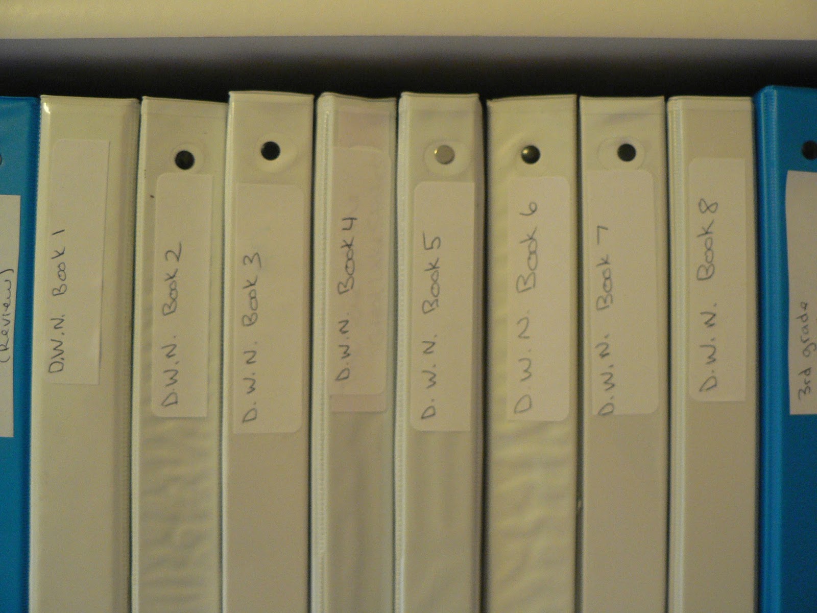 Schooling At Home Happenings: Yes, I'm the Queen of Binders...