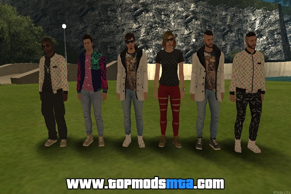 MTASA: Pack de skin GTA V - MTA Brasil