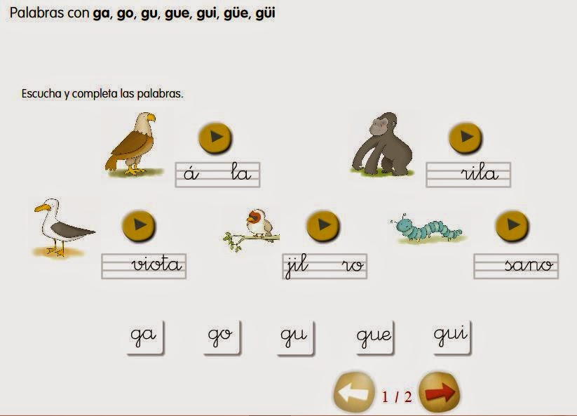 FUERTEMIMOPLATA (el blog de 1º de Primaria): LA DIÉRESIS GÜE-GÜI