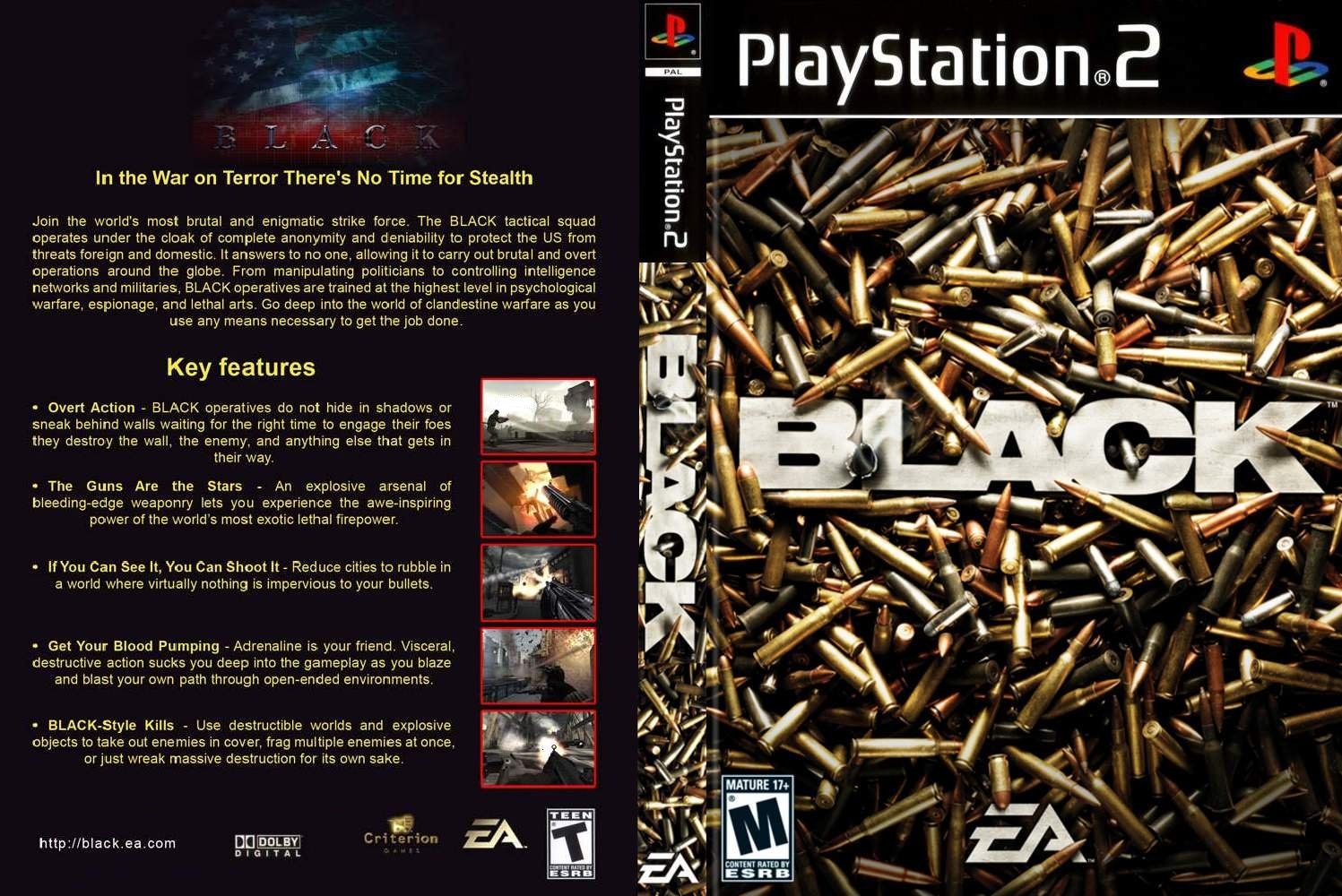 Black - Playstation 2 | Ultra Capas