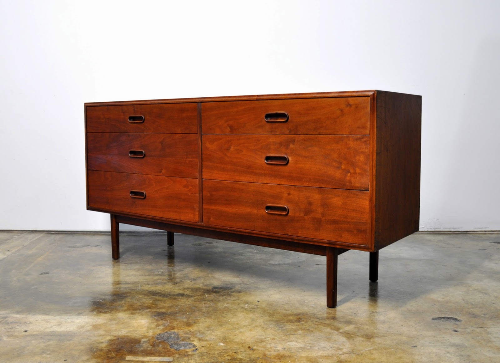 SELECT MODERN: Danish Modern Double Dresser or Credenza