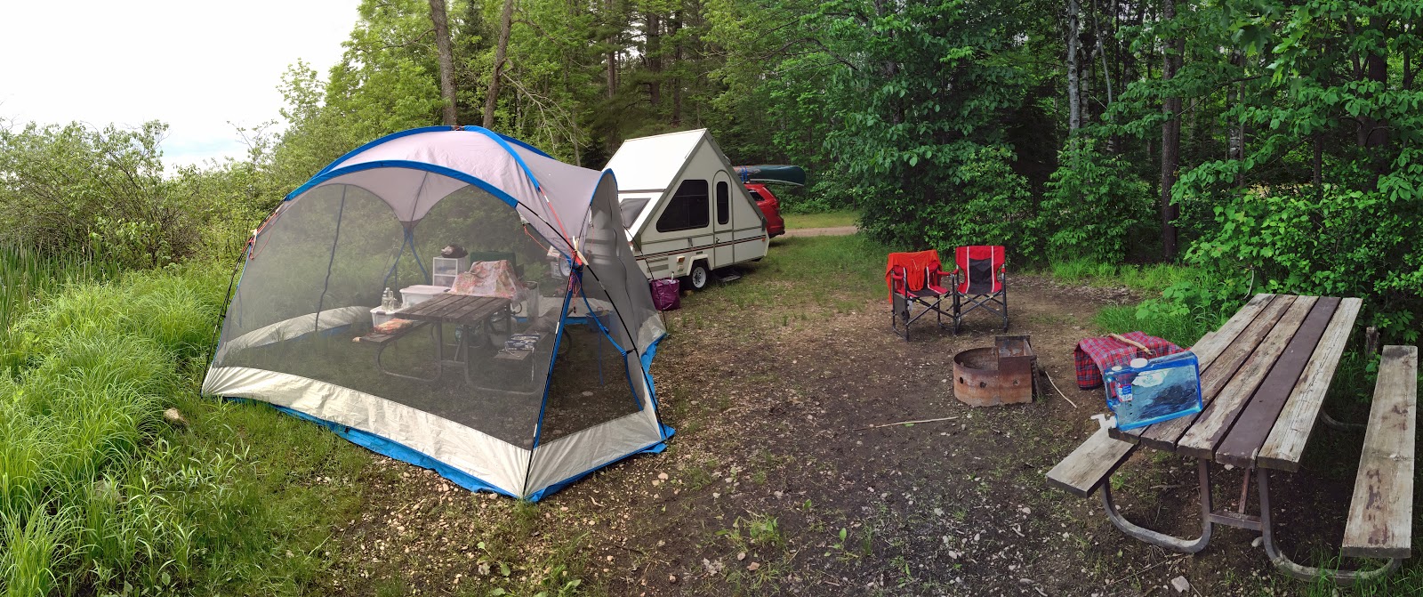 The Campsites: Samuel de Champlain Ontario Provincial Park, site 120