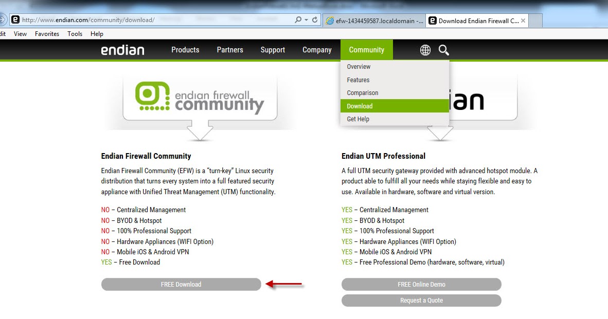 วิธีติดตั้ง endian firewall - IT Bolt