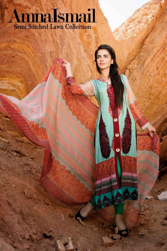 Amna Ismail 2014 Vol-3 | Amna Ismail Summer Lawn Collection 2014 Vol-3 ...