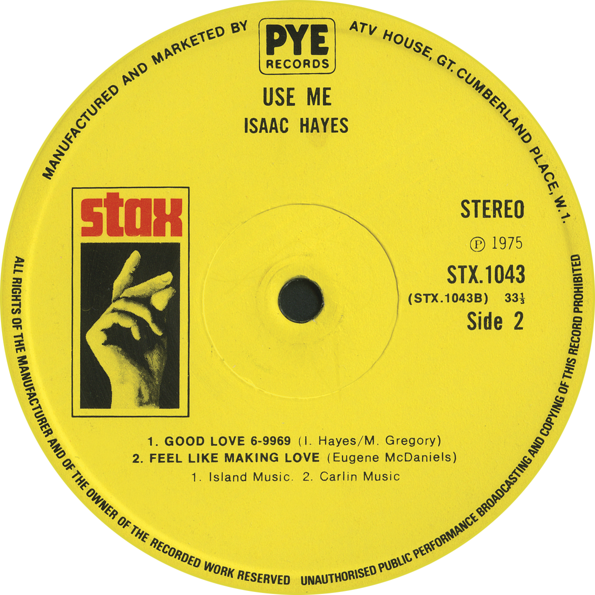 Stereo Candies: ISSAC HAYES "USE ME" (1975)