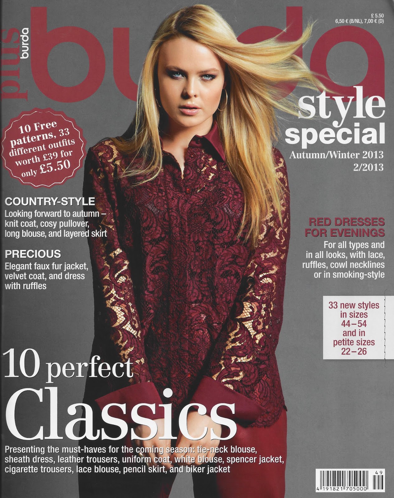 Burda Style Plus Size Fall/Winter 2013 - SMF Designs and Friends