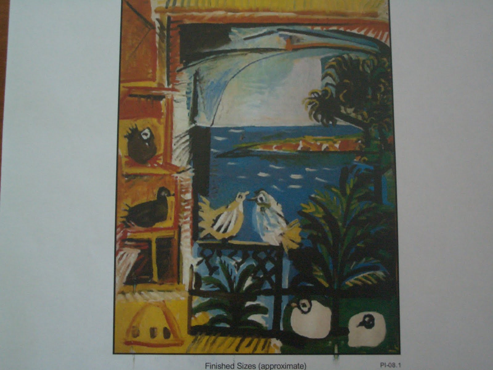 Naderia de Fil: Pablo Ruíz Picasso, Pigeons, 1957