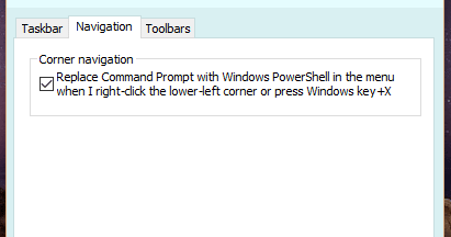 Logeshwaran.org: Replace Command prompt (cmd ) with Powershell in Windows 10 [Guide]
