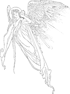 Imagenes Cristianas Para Colorear: Dibujos Para Colorear de Angeles