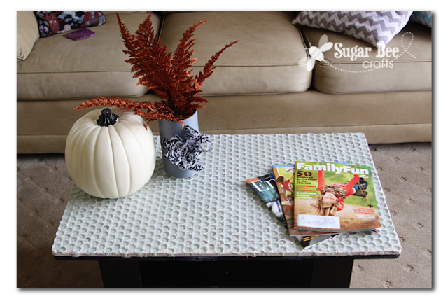 Penny Tile - Coffee Table Top remix - Sugar Bee Crafts