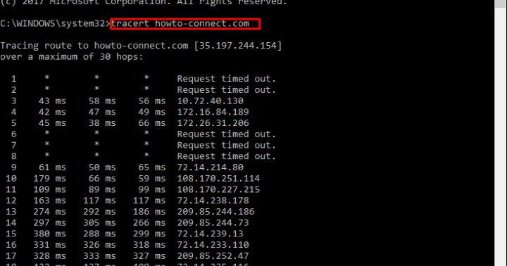 Ways to Use cmd Command Traceroute in Windows 10
