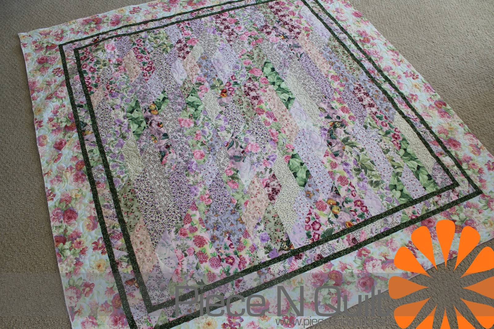 Piece N Quilt: Jelly Roll Race Quilt