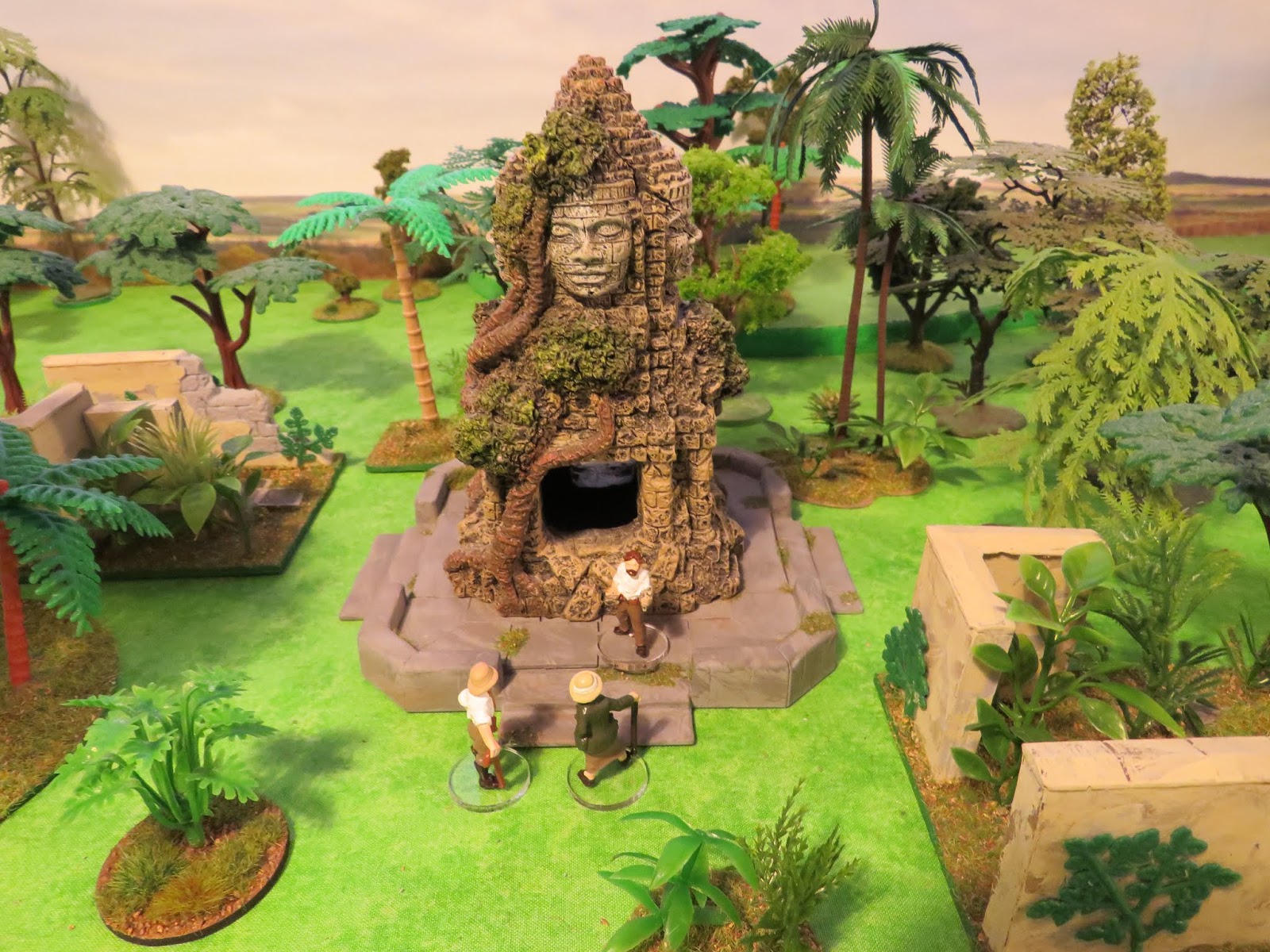 Carry On Chaps: Low temple/statue platform ...