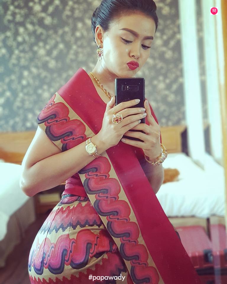 Ma Aye Thaung - Myanmar Female Celebrity Star of 2017 Photos Collection