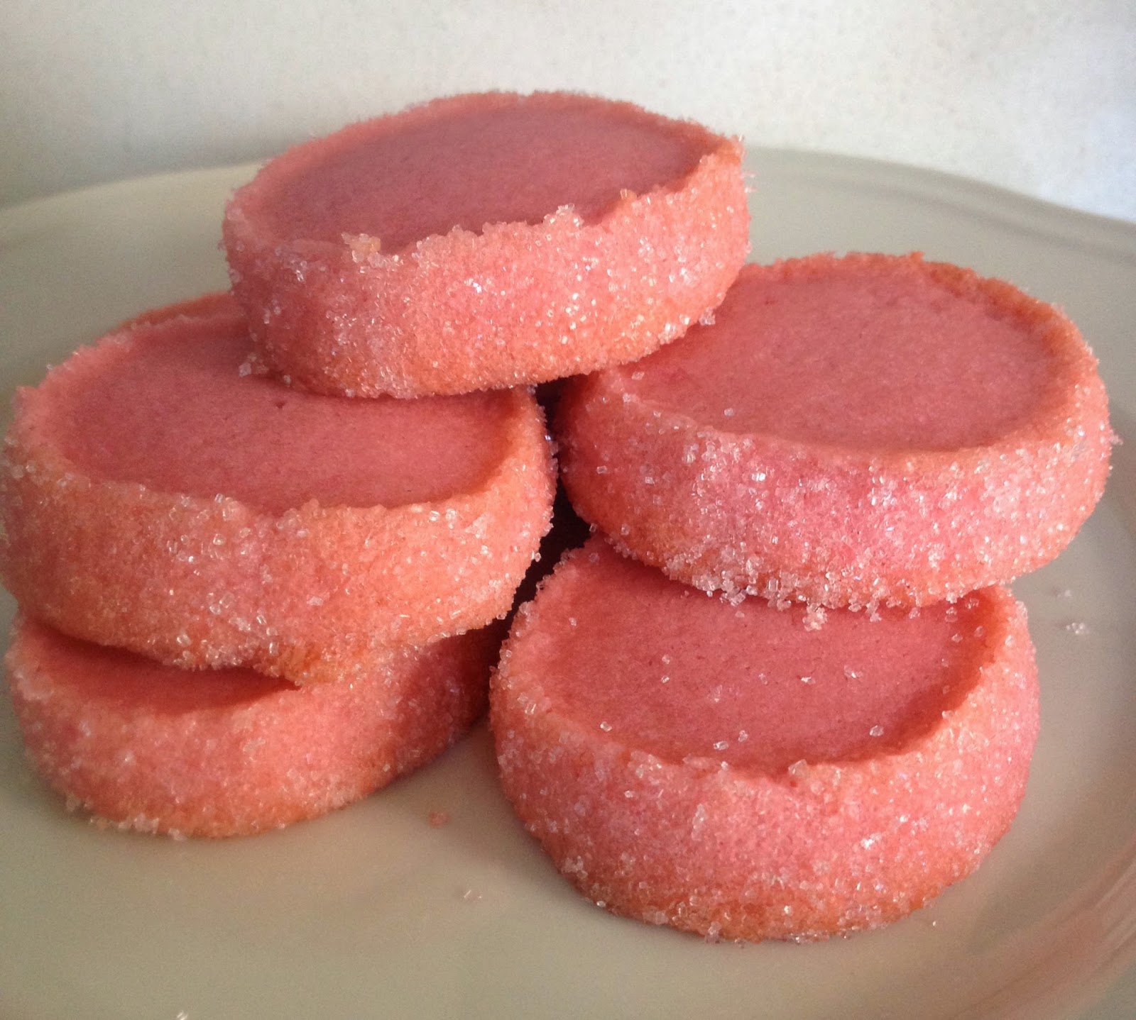 Heidi's Mix: Pink Vanilla-Almond Shortbread