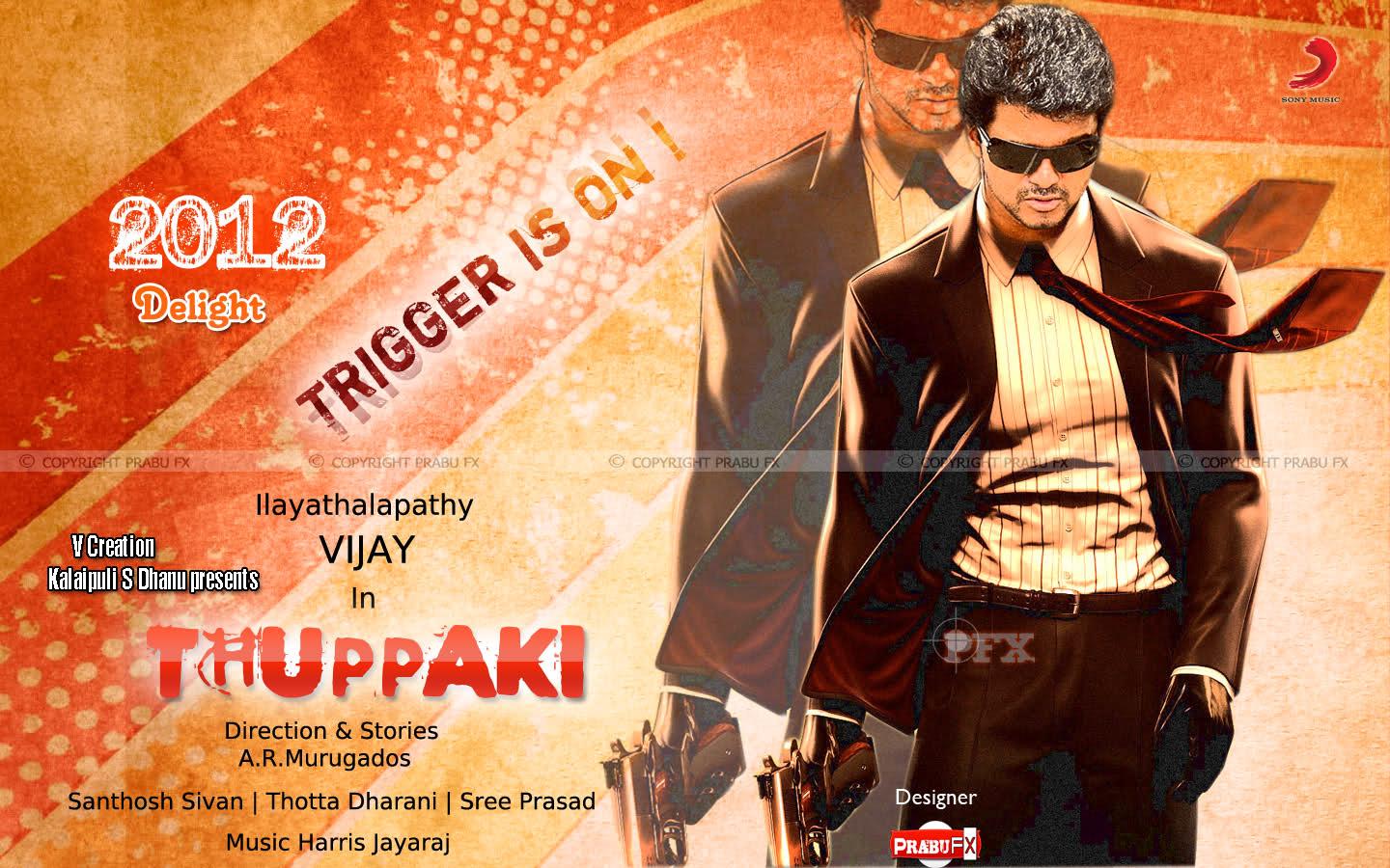 Vijay's Thuppaki Movie First Look Posters, Thuppaki Movie Wallpapers ...