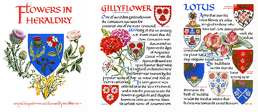 Noblesse et Art de l'écu: Vera Ibbett - Flowers in Heraldry