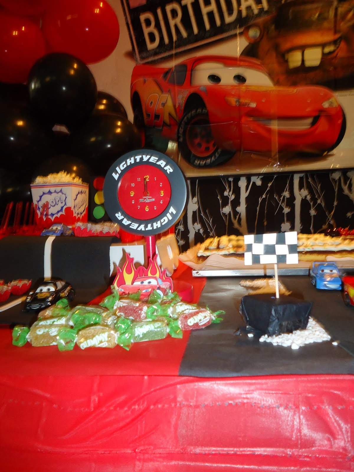 MaiArtEventos: A toda velocidad con Cars para Quique!!!