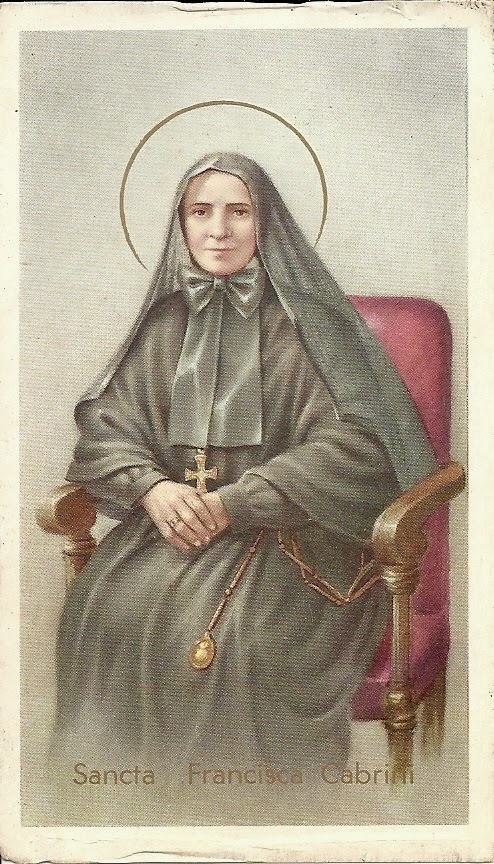Orações de Minha Mãe: 45) SANTA FRANCISCA XAVIER CABRINI